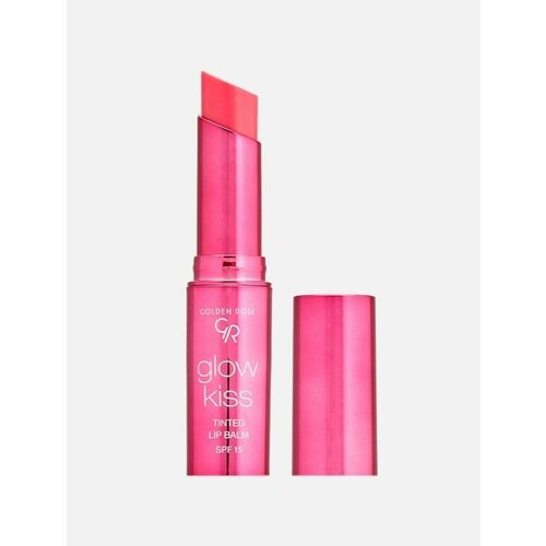 GOLDEN ROSE Тинт- бальзам для губ Glow Kiss Tinted Lip Balm, Berry Pink, №03