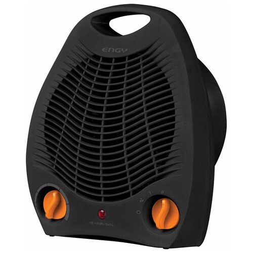 Тепловентилятор Engy EN-509, 2 кВт, 20 м², черный/оранжевый
