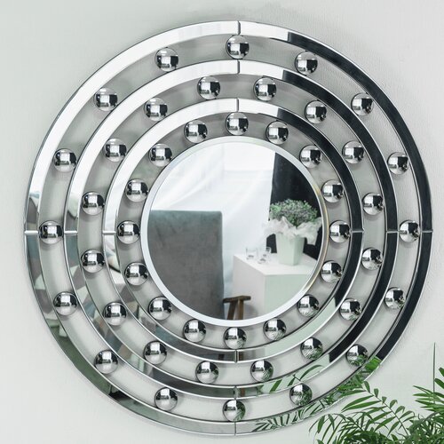 Интерьерное настенное зеркало Cosmo Brillica диаметр 90 см