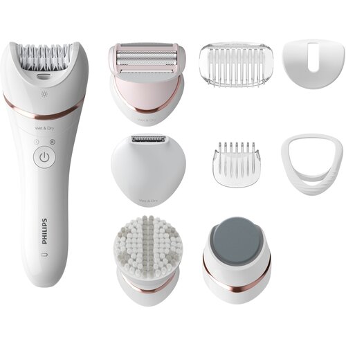 Эпилятор Philips BRE740 Epilator Series 8000, белый