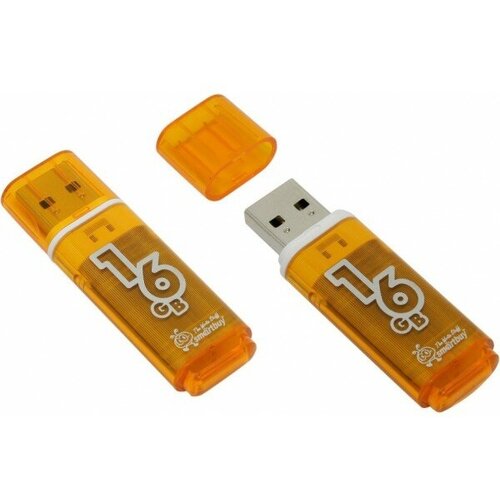 Память Flash USB 16 Gb Smart Buy Glossy series Orange