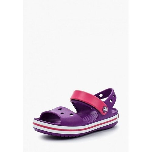 Сандалии Crocs, размер С6 (22/23), фиолетовый