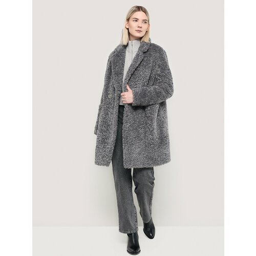 Пальто ALEF, размер 46, серый
