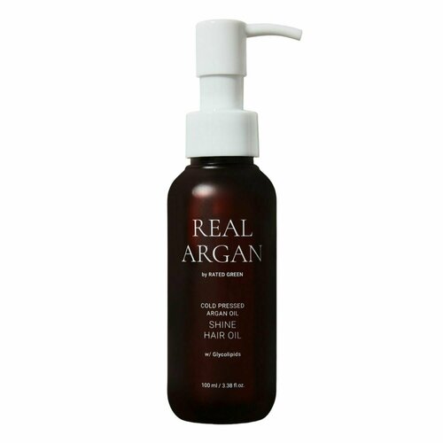 RATED GREEN Масло для сияния волос с маслом арганы REAL ARGAN Shine Hair Oil, 100 мл