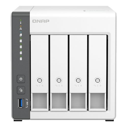 QNAP Сетевое хранилище NAS Qnap D4 (REV. C) 4-bay настольный Cortex-A55