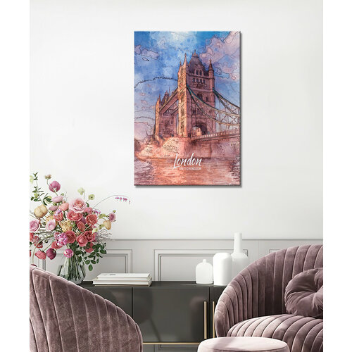 Картина/Картина на холсте для интерьера/Картина на стену/Картина для кухни/ Лондон, Англия (29) 20х30