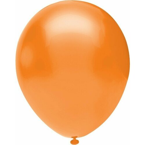 Шарики воздушные (10'/25 см) Оранжевый (816), пастель, 100 шт. набор шаров на праздник