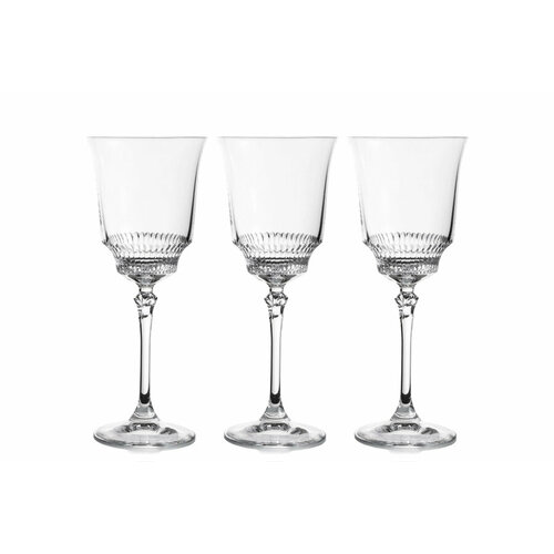 Набор бокалов для вина Le Stelle "Gemma Aida", 6шт, хрустальное стекло, 225мл