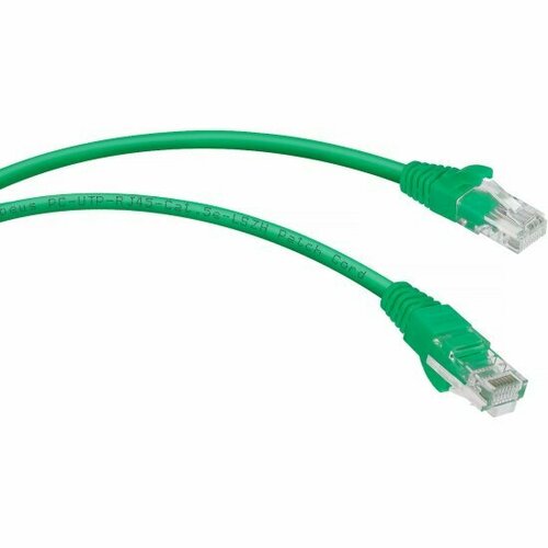 Патч-корд U/UTP Cabeus PC-UTP-RJ45-Cat.5e-3m-GN категория 5е, 2xRJ45/8p8c, неэкранированный, зеленый, PVC, 3м