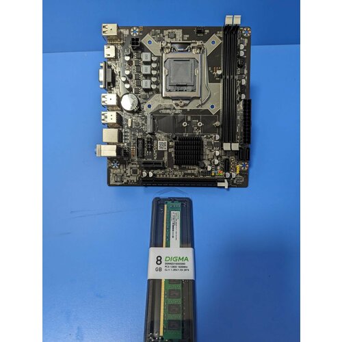 Комплект Материнская Плата Intel H81 + Оперативная Память 8GB DDR3 1600