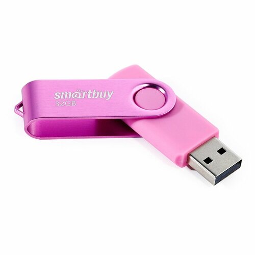 USB-флешка SmartBuy "Twist" 32 GB, USB 2.0 Flash Drive, пурпурный (SB032GB2TWP)