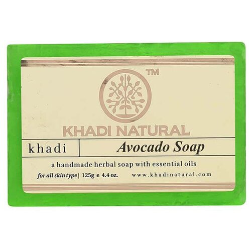 Khadi Natural Мыло кусковое Herbal Avocado Soap, 125 г