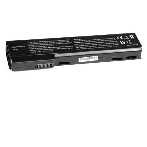 Аккумулятор для ноутбука HP ProBook 6360b, 6460b (10.8V, 5200mAh) PN: HSTNN-CB2F, HSTNN-W81C, CC09100, 628666-001, QK643AA