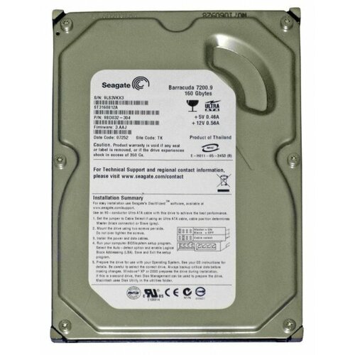 Жесткий диск Seagate 9BD032 160Gb 7200 IDE 3.5" HDD