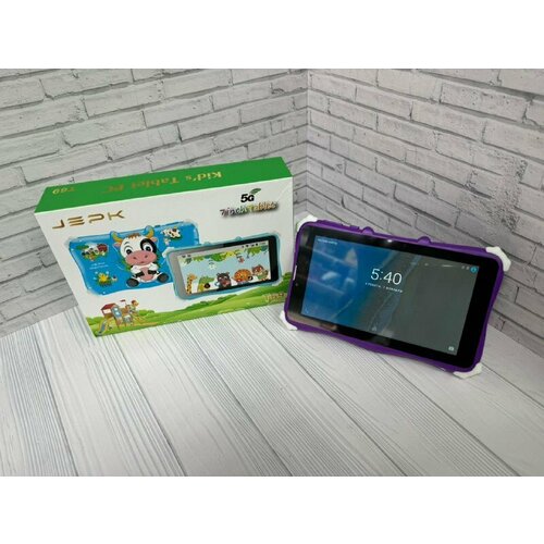 Планшет детский для Android Tablet PC T69, планшет для детей 5G фиолетовый