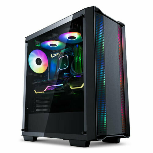 Игровой компьютер BrandStar P7870493. i7-12700KF, DDR4 4GB 2666MHz, 120GB SSD, RTX 4060 Ti 8GB, 750W, Windows 10 Pro, Wi-Fi