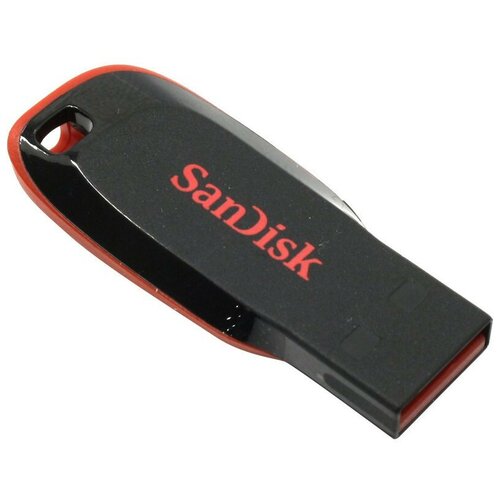 Комплект 4 штук, Флеш-память SanDisk Cruzer Blade, 16Gb, USB 2.0, ч/крас, SDCZ50-016G-B35