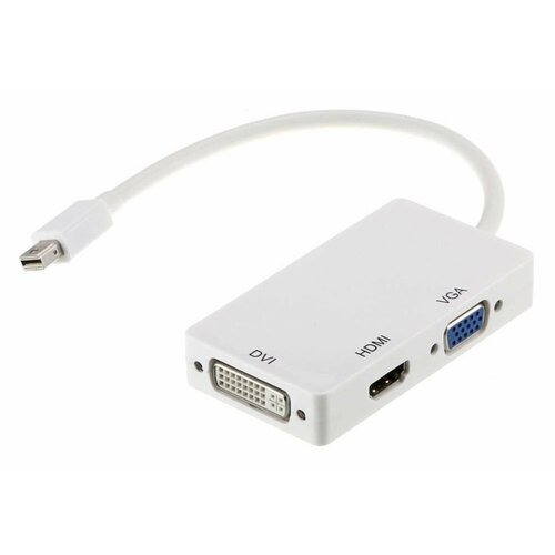 Адаптер Mini DP to HDMI / VGA/ DVI-i -универсальный