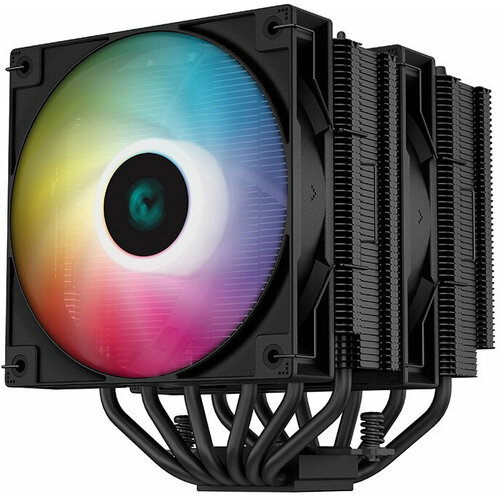 Устройство охлаждения(кулер) Deepcool AG620 Bk ARGB Soc-AM5/AM4/1151/1200/2066/1700 4-pin 15-29dB Al+Cu 260W 1300gr LED Ret
