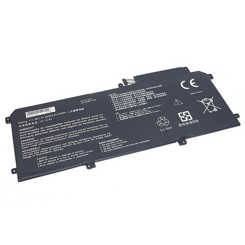 Аккумуляторная батарея для ноутбука Asus C31N1610-3S1P 11.55V (3000mAh)