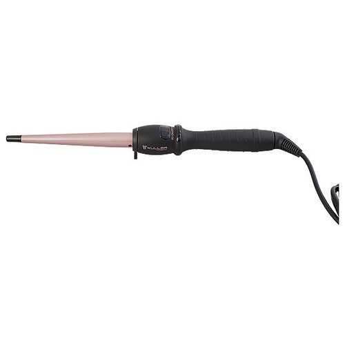WULLER Maven Плойка для волос конусная чёрная с розовым, 14-25мм, LED, 35W, 80-210C (WP.511-1425)