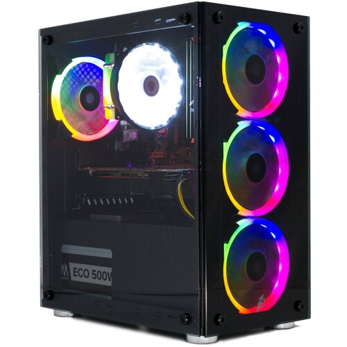 Игровой Компьютер i7 GT1030 8G 240SSD 500HDD Настольный RGB ПК Intel Core