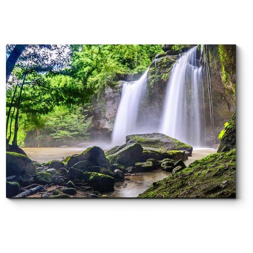 Модульная картина Райский водопад40x27