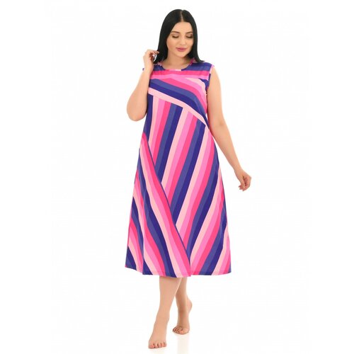 Платье  Инсар Текстиль, размер 52-54, розовый