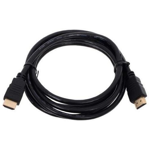 Кабель HDMI 2м VCOM Telecom TCG200B-2M круглый черный