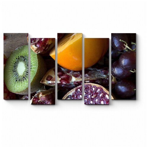 Модульная картина Экзотические фрукты 210x121