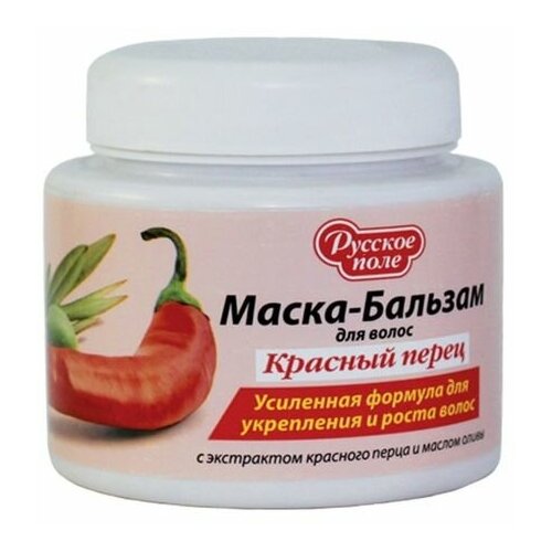 Маска-бальзам для укрепления и роста волос «Русское поле» красный перец, усиленная формула, 280 мл