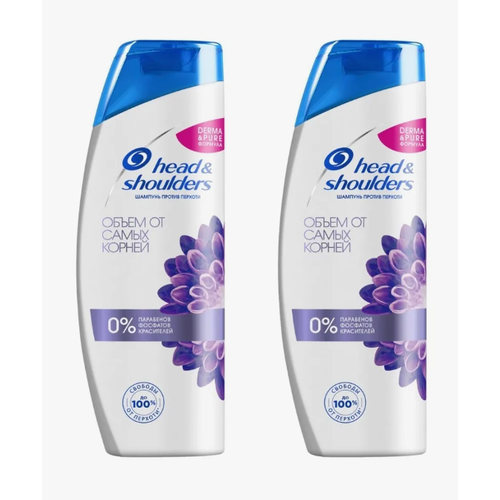 Шампунь Head & Shoulders против перхоти Объем от самых корней для тонких волос, 400 мл, 2 шт.