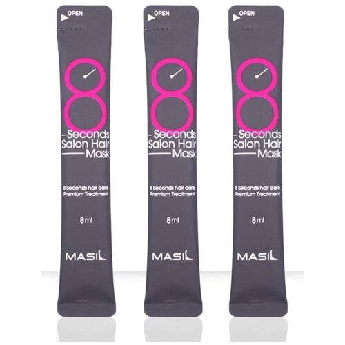 Маска для быстрого восстановления волос Masil 8 Seconds Salon Hair Mask, 3 шт по 8 мл