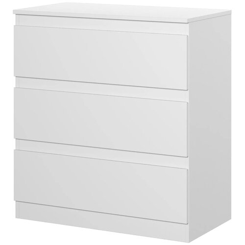 Комод НК-мебель Штерн Т-3, ШхГхВ: 78.2х43.3х85.7 см, цвет: белый