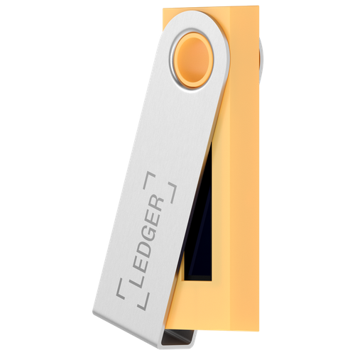 Криптокошелек Ledger Nano S, 1 шт., saffron yellow