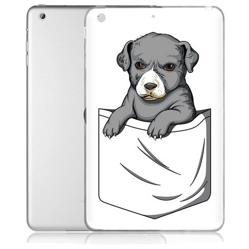 Чехол задняя-панель-накладка-бампер MyPads собачка в кармане для Apple iPad 7 10.2 (2019)/Apple iPad 8 10.2 (2020)/Apple iPad 9 10.2 (2021)-A2197/A2200/A2198/A2270/A2428/A2429/A2430 противоударный