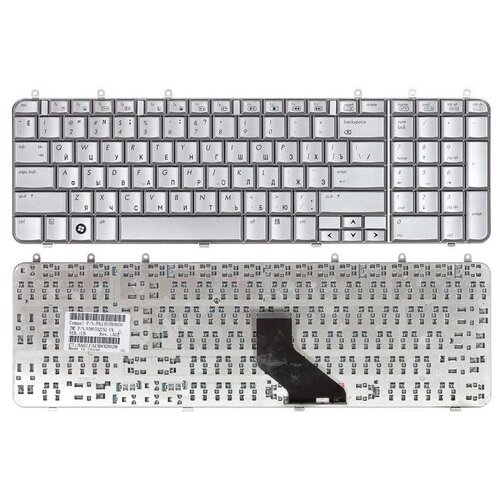 Клавиатура для ноутбука HP Pavilion dv7-1215ez серебристая