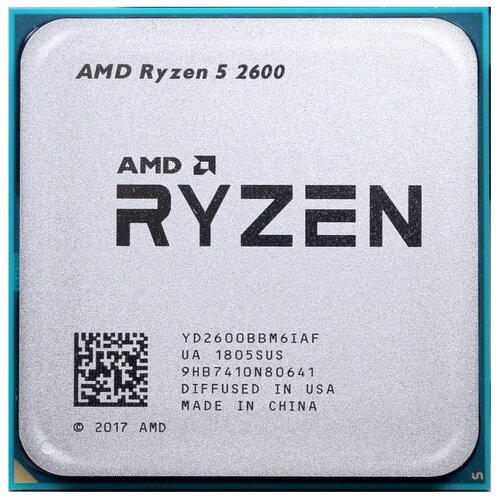 Процессор AMD Ryzen 5 2600 AM4,  6 x 3400 МГц, OEM