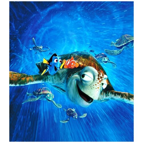 Плакат, постер на холсте Finding Nemo/В поисках Немо/. Размер 60 х 84 см