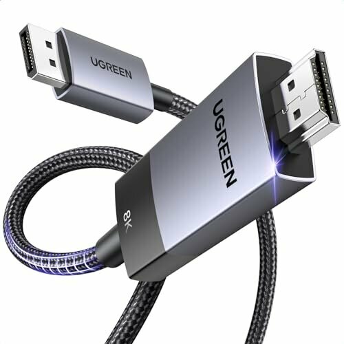 Кабель Ugreen DP115 DisplayPort / HDMI Cable (2 метра) чёрный (80397)