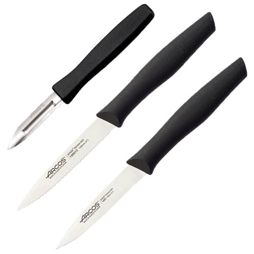 Набор ножей Arcos Nova 189700, лезвие: 10 см, черный