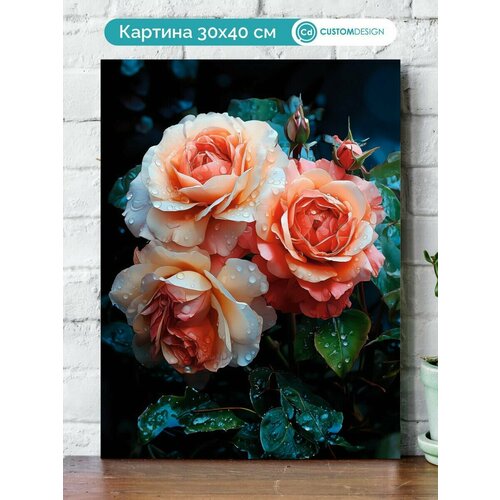 Картина на стену Розы 30x40 см №155