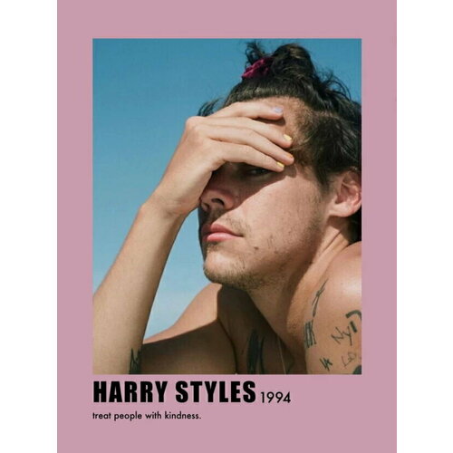 Плакат, постер на бумаге Harry Styles-1994 /Гарри Стайлз/музыкальные/поп исполнитель/артист/поп-звезда/группа. Размер 21 х 30 см