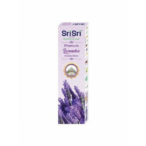 Благовония палочки Sri Sri Tattva Премиум Лаванда (Lavender Agarbattis), 100 г