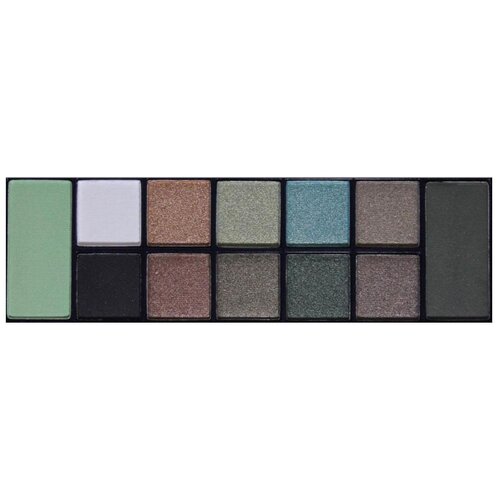 TF Cosmetics Палетка теней 12 Color Pallette Eyeshadow Pearl & Matte, 18 г