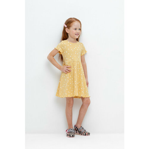 Платье crockid, размер 60/116, желтый