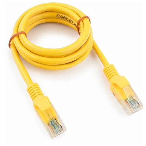 Cablexpert PP10-1M/Y Патч-корд медный UTP Cablexpert кат.5e, 1м, литой, многожильный (жёлтый)