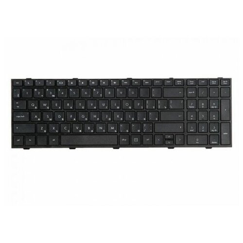 Клавиатура для ноутбука HP ProBook 4540S, 4545S черная с черной рамкой