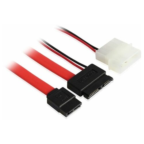 Переходник SATA + Molex на Slimline SATA Greenconnect GC-ST302