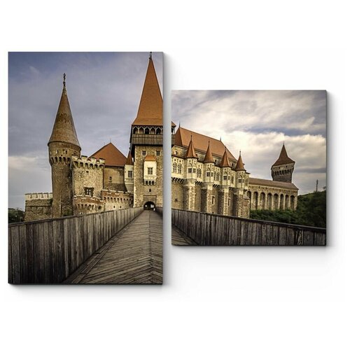 Модульная картина Замок Хунедоара в Румынии160x120